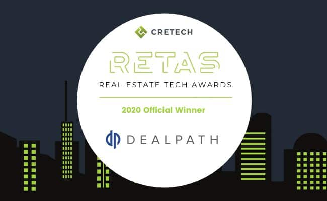 Dealpath wins CREtech RETAs Award in the Investment Solutions Category ...