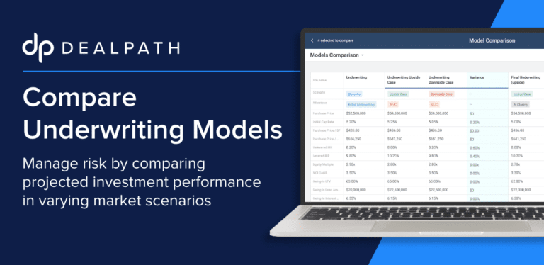 Compare Underwriting Models Side-By-Side in Dealpath